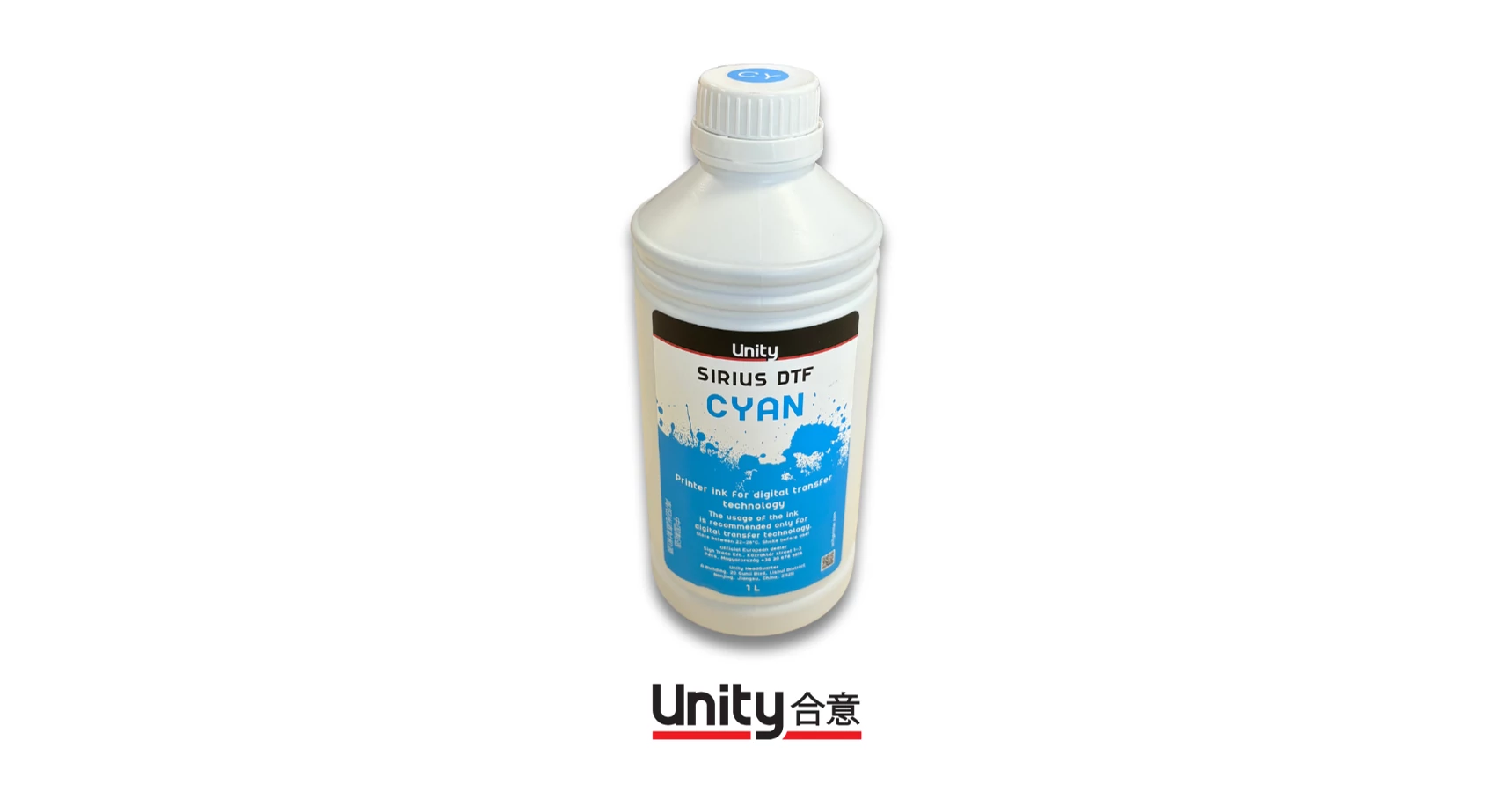 Unity DTF Ink Cyan 1L / bottle
